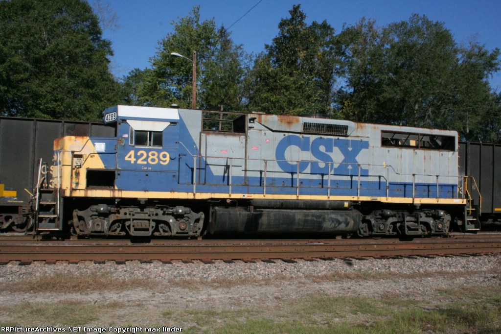 CSX 4289 headed to progress rail in patterson